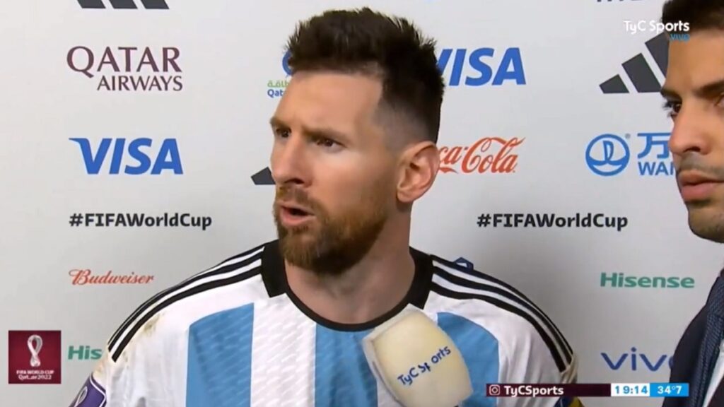"¿Qué mirás bobo?": el enojo de Messi en plena entrevista tras la ...
